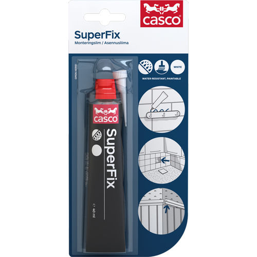 Osta Casco Superfix Asennusliima Musta 40 ml
